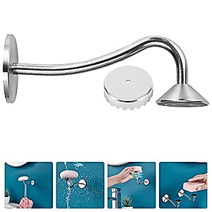 Veemoon Magnetic Soap Holder Shower Soap Holder Bath Soap Liquid Bathing Accessories Soap Bar Holder for Shower Bar Soap Holder Magnetic Wall Soap Holder Stainless Steel Drain Rack
