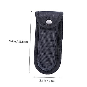 6 pcs Portable Pockets Knifes Pouch,Carry Nylon Sheaths for Folding Knives,Knifes Holders,Folding Pockets Knifes Organizer Pouch,Mini Holsters Holder,Folding Organizer Pouch,Storage Case