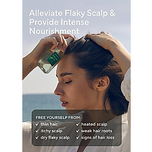 AROMATICA Rosemary Root Enhancer 3.38oz / 100ml – Scalp Nourishing with Food-graded Rosemary Oil – Relieves Itchy, Dry, Flaky Scalp - Free from Sulfate, Silicone, and Paraben