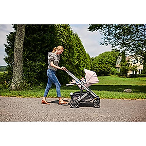 Cruz V2 Stroller - Alice (Dusty Pink/Silver/Saddle Leather) + Infant Snug Seat