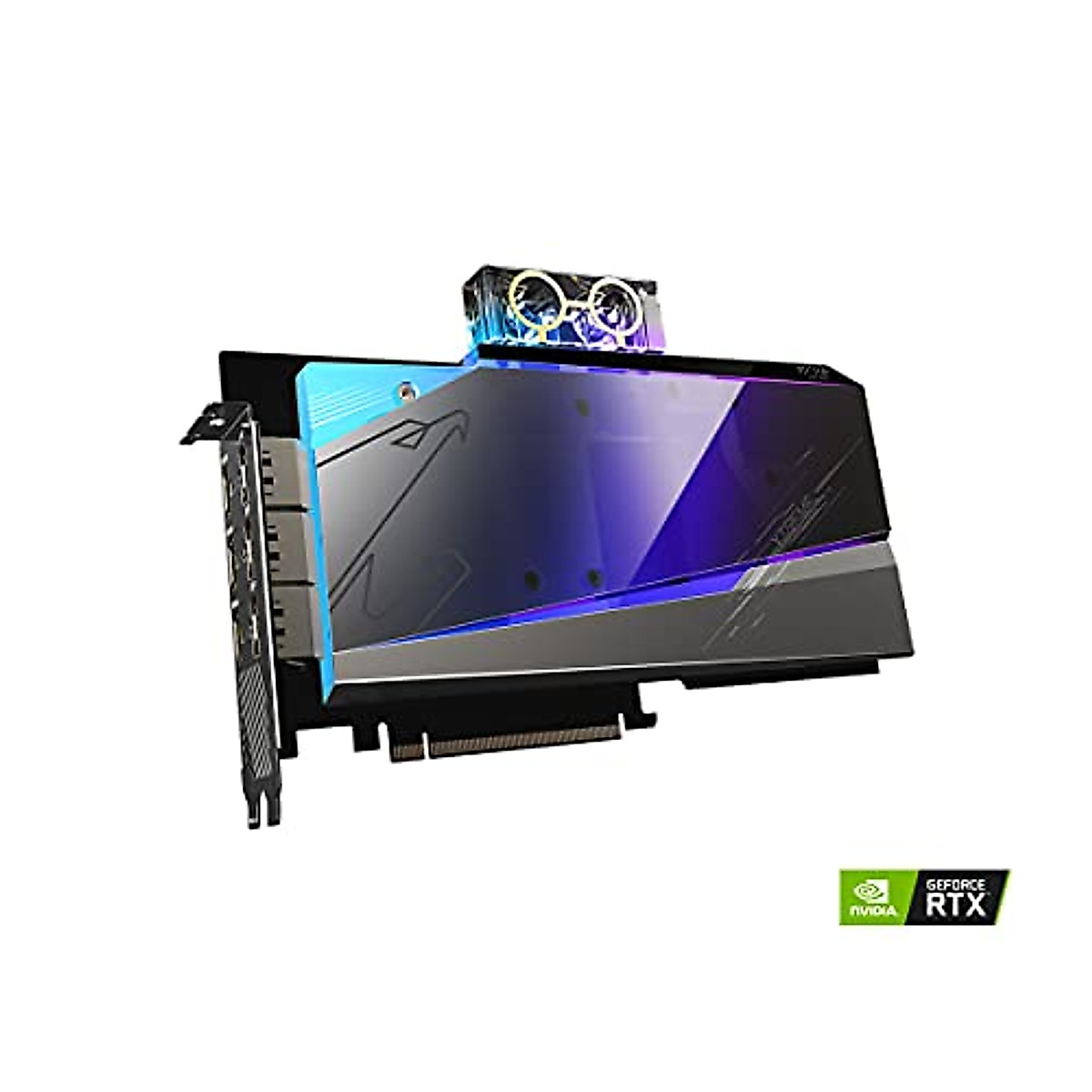 GIGABYTE AORUS GeForce RTX 3080 Ti Xtreme WATERFORCE WB 12G Graphics Card, Waterforce Water Block Cooling System, 12GB 384-bit GDDR6X, GV-N308TAORUSX WB-12GD Video Card
