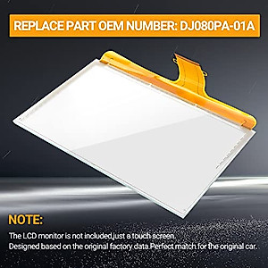 Tutor Auto New 8' 55 Pin Touch Screen Digitizer Replacement for MYLINK Raido Navigation Compatible with 2015-2018 Chevrolet Silverado Suburban Tahoe & GMC Yukon Sierra Replace DJ080PA-01A