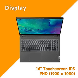 Lenovo IdeaPad Flex 5 2-in-1 Touchscreen Laptop, Intel i5-1135G7, 14" IPS FHD Display, Dolby Audio, Fingerprint, Backlit KB, WiFi 6, Iris Xe Graphics, Win 11, Webcam, USB-C (16GB RAM | 1TB PCIe SSD)