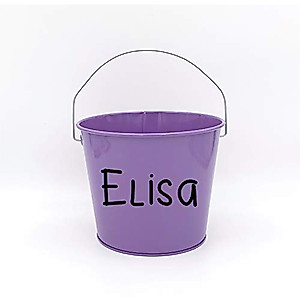 Personalized Name Pail ~ Choose the Colors ~ Made in USA