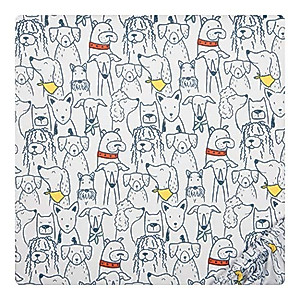 Sammy & Lou 2 Pack Microfiber Fitted Crib Sheets, Transportation pups