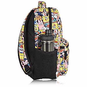 Nickelodeon SpongeBob SquarePants Backpack | Officially Licensed Spongebob Bookbag for Boys, Girls, Kids, Adults