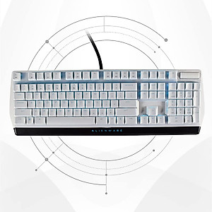 Transparent Clear Silicone Keyboard Cover Protectors for Alienware RGB Gaming Keyboard AW510K