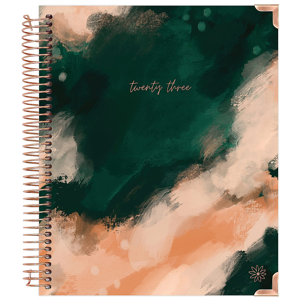 bloom daily planners 2023 Hardcover Calendar Year Goal & Vision Planner (January 2023 - December 2023) - Monthly/Weekly Column View Agenda Organizer - 7.5" x 9" - Wanderlust