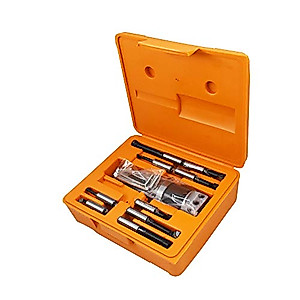 9pcs 2" Boring Head R8 Shank 1/2" Carbide Boring Bar Set Milling