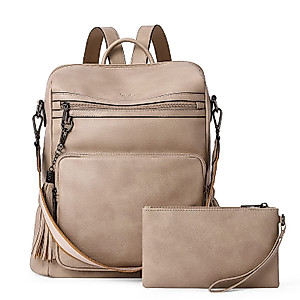 CLUCI Backpack Purse for Women+Crossbody Purses for Women