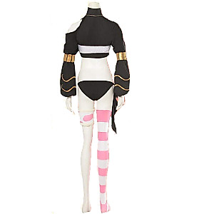 Poetic Walk Lolita Dress Milim Nava Cosplay Costume Womens Suit Uniform Bikini Outfit (Womens-XS, Black Set)