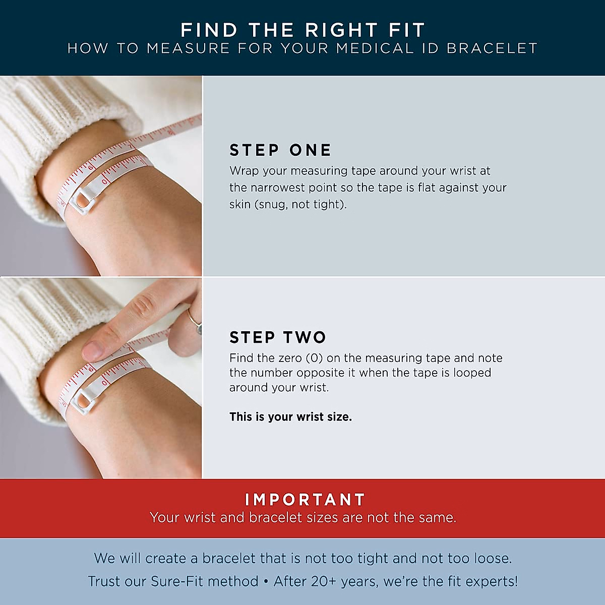 Lauren's Hope Custom Engraved Medical ID Cuff Bracelets for Women, Rose Gold, Silver and Gold (Gold Tone)