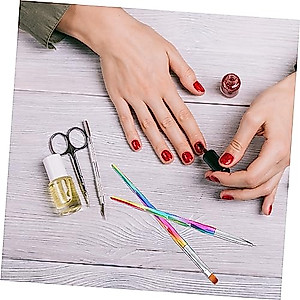 Polish Nail Brush 12Pcs nail art brush de uñas acrilicas nail brush acrylic manicure supplies Nail Painting Brushes nail painting brush pen cuticle nail cleaning brush Nail Pen