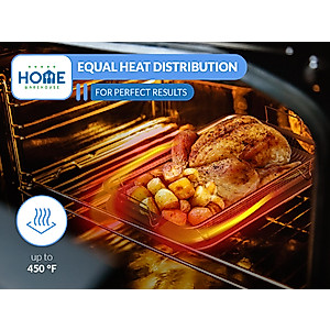 Home Warehouse Premium Carbon Steel Air Fryer Basket for Oven | Superior Craftsmanship | Sleek Design | Robust, Rust-Proof and Dishwasher-Safe