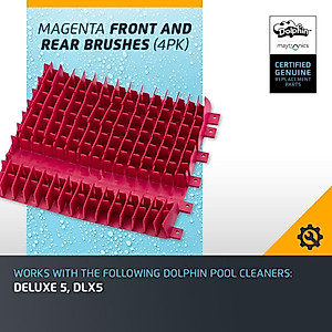 Dolphin Genuine Replacement Part — Front and Rear Magenta Brushes (4PK) — 6101652-R4