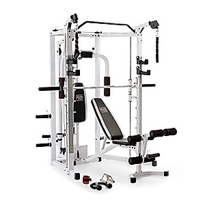 Marcy 5276 Combo Smith Heavy-Duty Total Body Strength Home Gym Machine(Open Box)