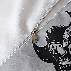 NICHIYOBI Redcap Beard Plumber Bros Game Movie Duvet Cover Set 3D Bedding Comforter Cover 3 Pcs (1 Duvet Cover+2 Pillowcases) Bedding Set (07,Queen-90x90in+20x30in*2)