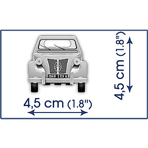 COBI Youngtimer Collection Citroen 2CV Type A Vehicle, Silver