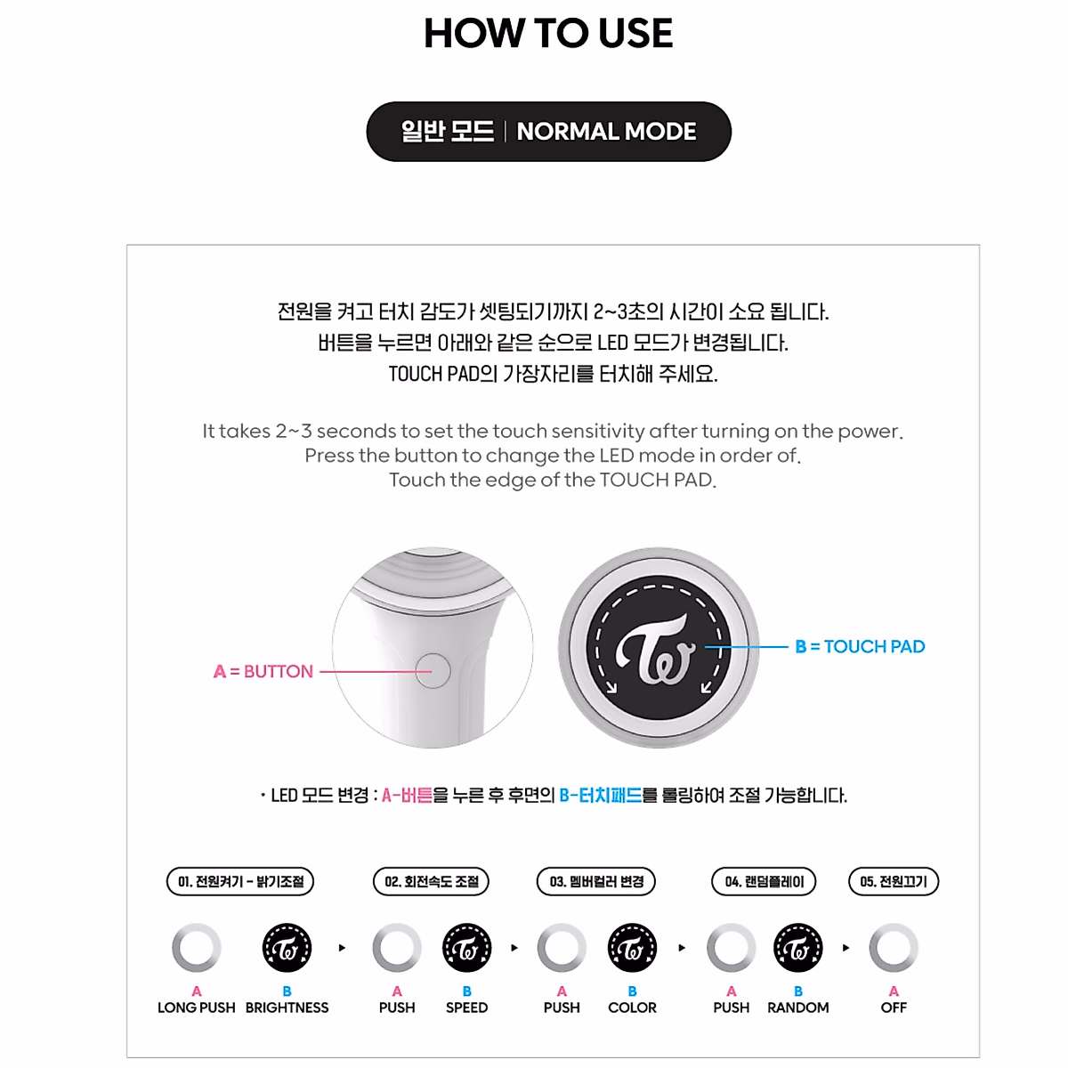 Twice Candybong Infinity Ver3. Official Lightstick - for Contert (+ Seller's Extra Photocards and Stickers Set)