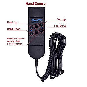 Fromann 6 Button 5 pin Remote Hand Control Replacement for Okin Okimat II Motor