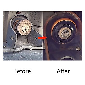 DEF KF04050BK Polyurethane Body Mount Bushing Kit Replacement for F250 F350 2WD/4WD 1999-2018 (Black)