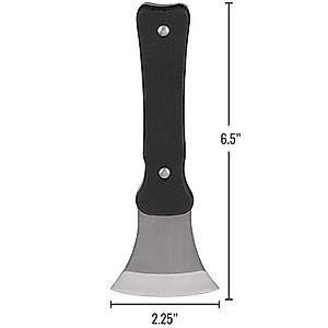 DMI Steak Knife, Rocker Knife, Curved Knife, Verti Grip Kitchen and Dinner Steak Knife for Ease of Chopping or Limited Hand Strength, Dishwasher Safe, Stainless Steel Blade