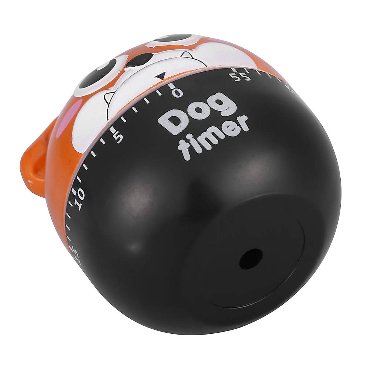 Mechanical Kitchen Timer Cute Dog Shape 55-Minute Countdown Timer No Battery Required Clock Cooking Baking Reminder Timing Tool(Brown)