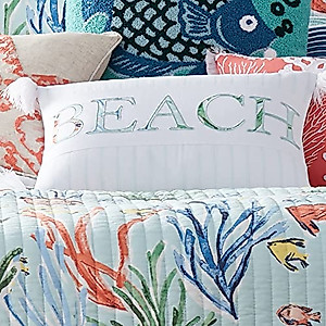 Levtex Home - Sancti Petri - Decorative Pillow (14X18in.) - Beach - Blue and White