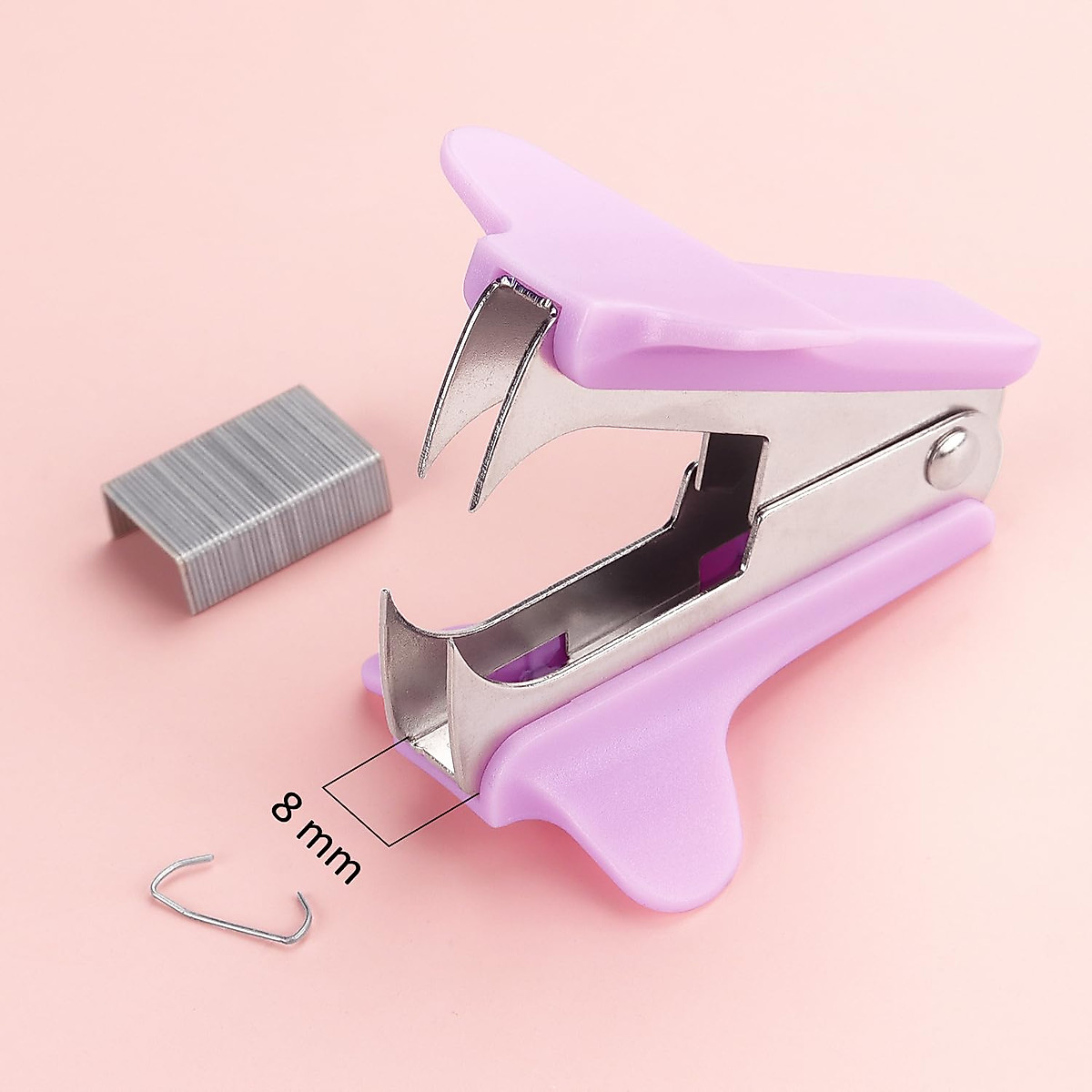 ZZTX 3 PCS Staple Remover Staple Puller Removal Tool for School Office Home 3 Pack (Pink, Blue, Purple)