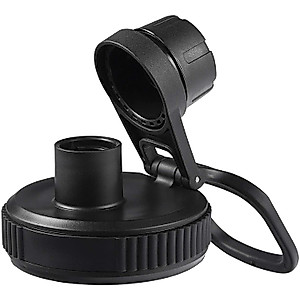 NuRich Hydraflow Wide Mouth Spout Twist Chug Nalgene Replacement Lid or Cap, Compatible with Nalgene 32 oz Wide Mouth Lid, Hydroflask & Many More Top Water Bottle Brands Sizes 12 16 18 20 32 40 64 Oz