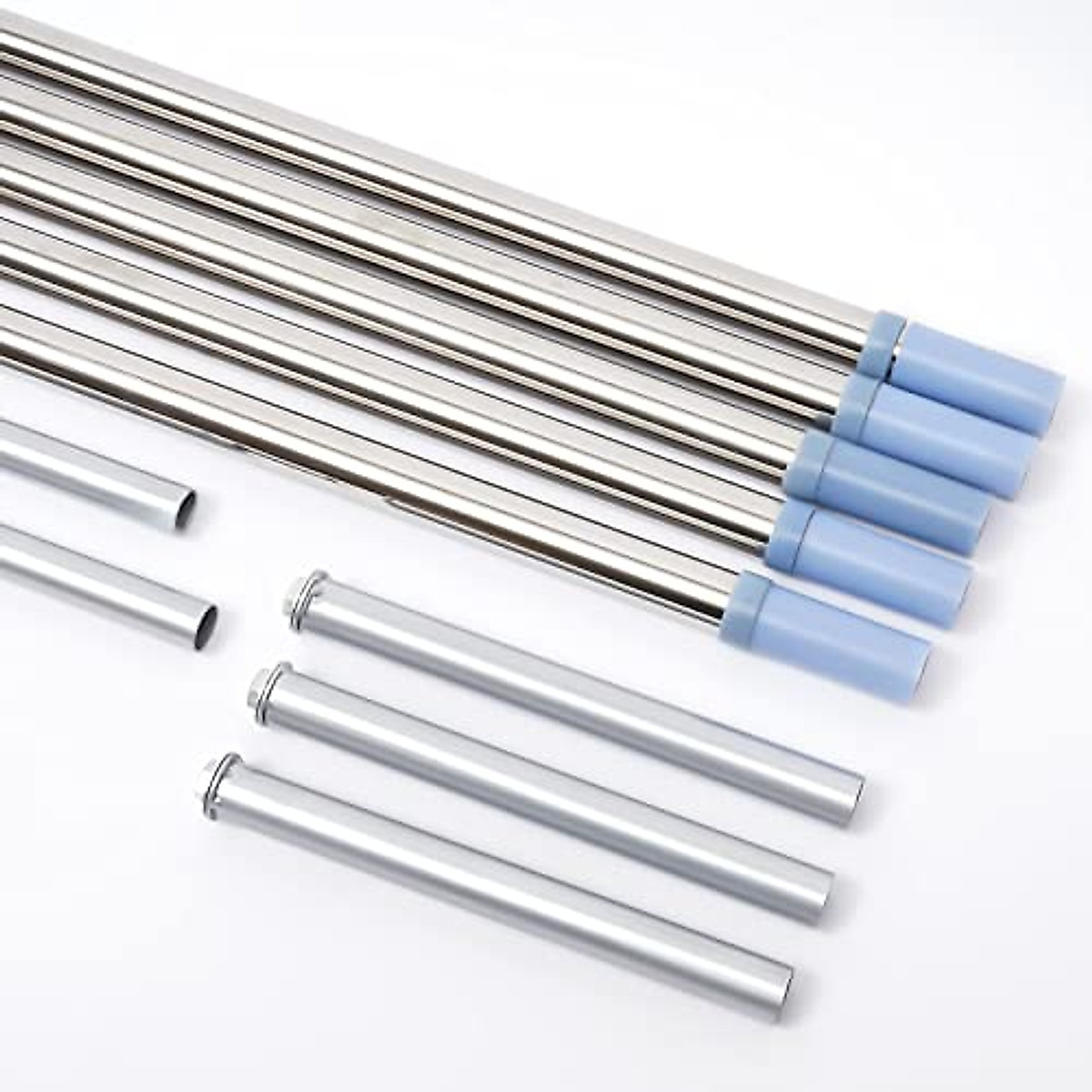 WUPYI Professional Backdrop Stand Pipe Kit,10'x10'/10'x 20' Heavy Duty Background Support System Curtain Frame Telescopic with Steel Base for Wedding Party Photography Trade Show Display (10'x 20')