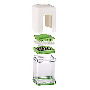 Progressive International Tower Fry Cutter, 1, White/Green