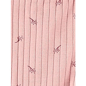 Simple Joys by Carter&#039;s Baby Girls&#039; 4-Pack Pant, Grey/Pink/Plum/White Flowers, 18 Months