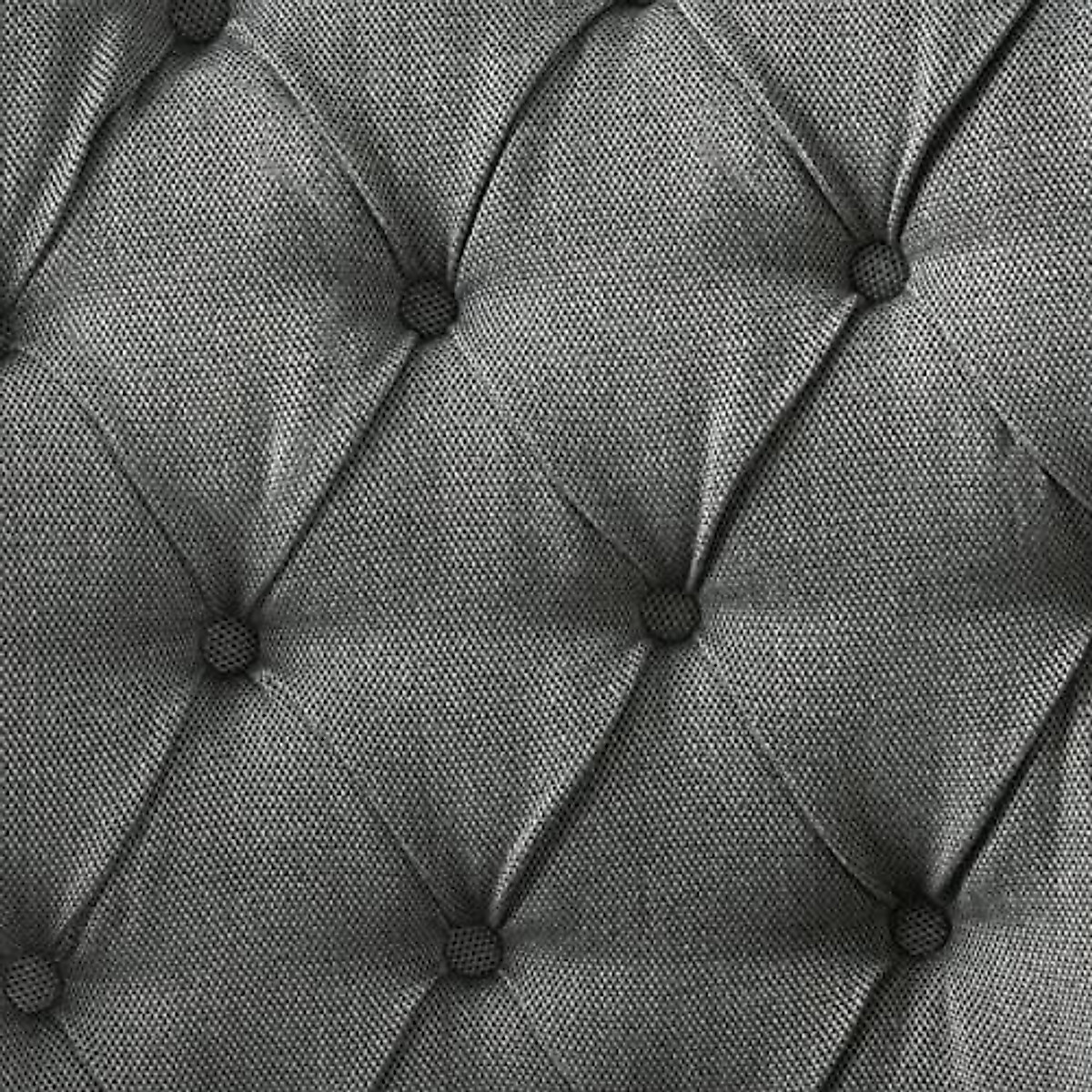 Christopher Knight Home Tafton Fabric Club Chair and Ottoman Set, 2-Pcs Set, Grey