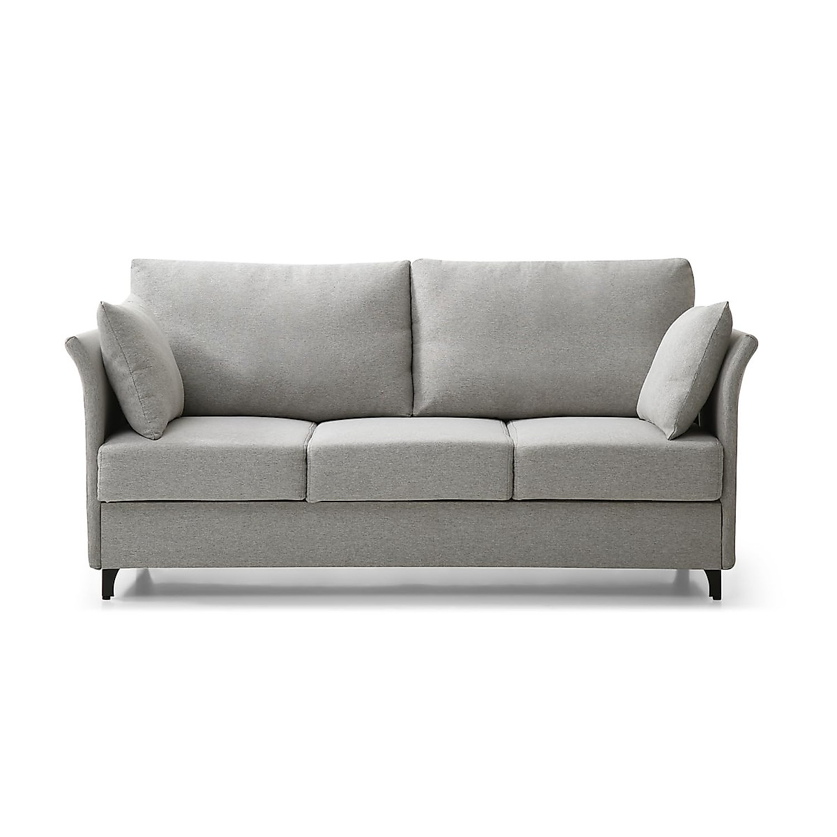 Asifom Mid Century Modern Sofa 3 Seat Couch Sofa 65.35" W Deep Seat Couch for Living Room, 3 Person Seater Fabric Couch Sofa Comfy Sofa Bed Couch Sleeper Sofa for Apartment Bedroom