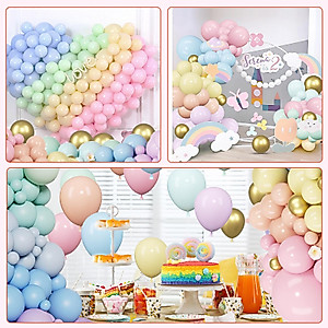 181pcs Pastel Balloon Arch Pastel Rainbow Balloon Garland Kit for Birthday Wedding,Unicorn Macaron Party Decoration Globos para Decoration de Fiestas