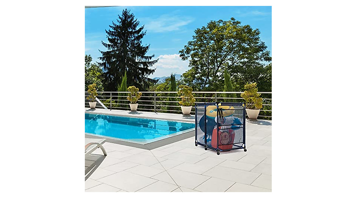 PARANTA Pool Storage Bin - Durable Mesh Container