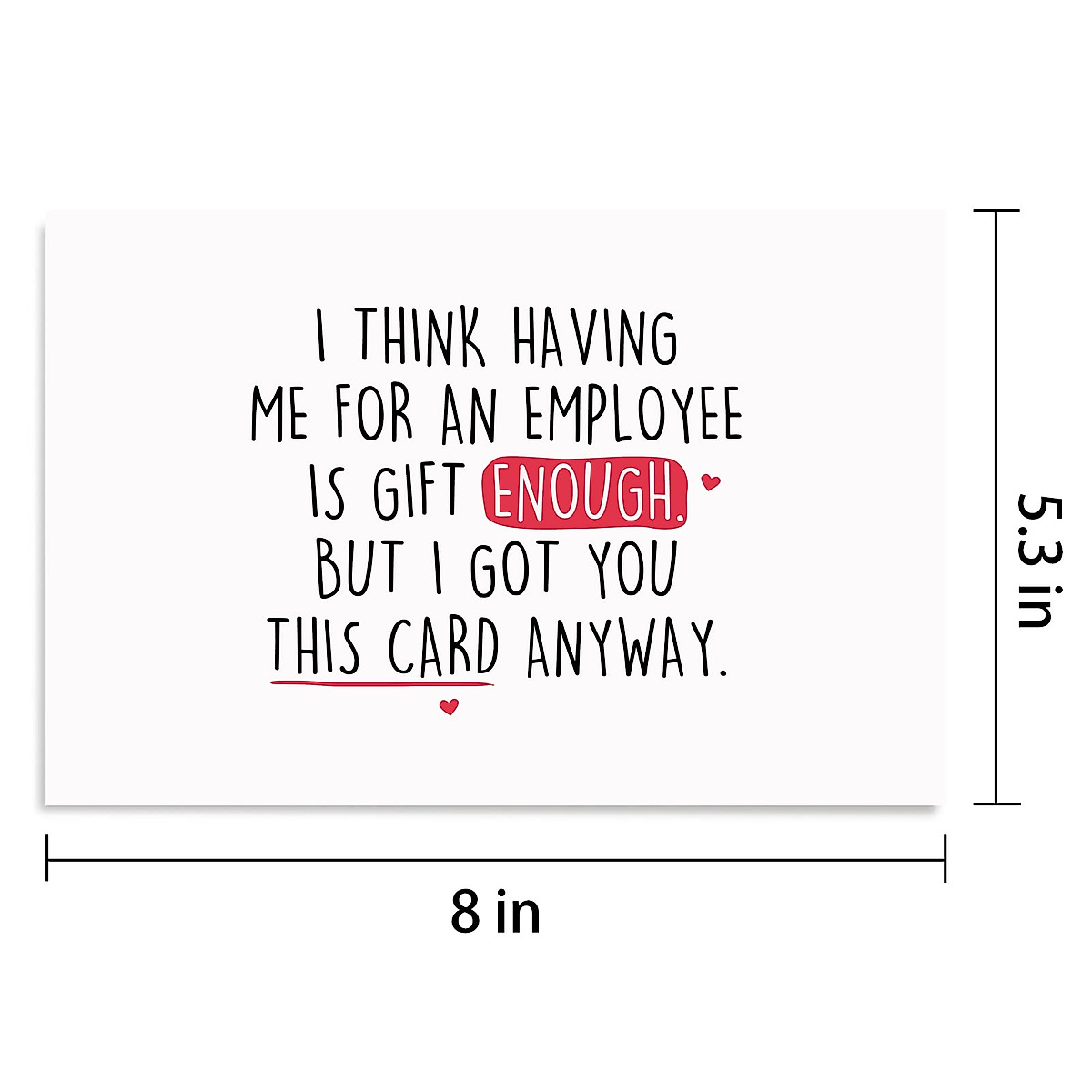 Funny Boss Day Card for Boss, Happy Boss Day Card for Boss Lady, Boss Birthday Card from Employee, Gift for Boss, Boss Going Away Card
