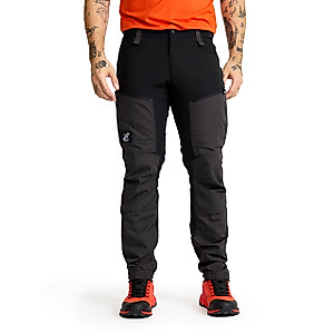 RevolutionRace Men's GP Pro Pants, Durable and Ventilated Pants for All Outdoor Acitivities, Jet Black - X-Large