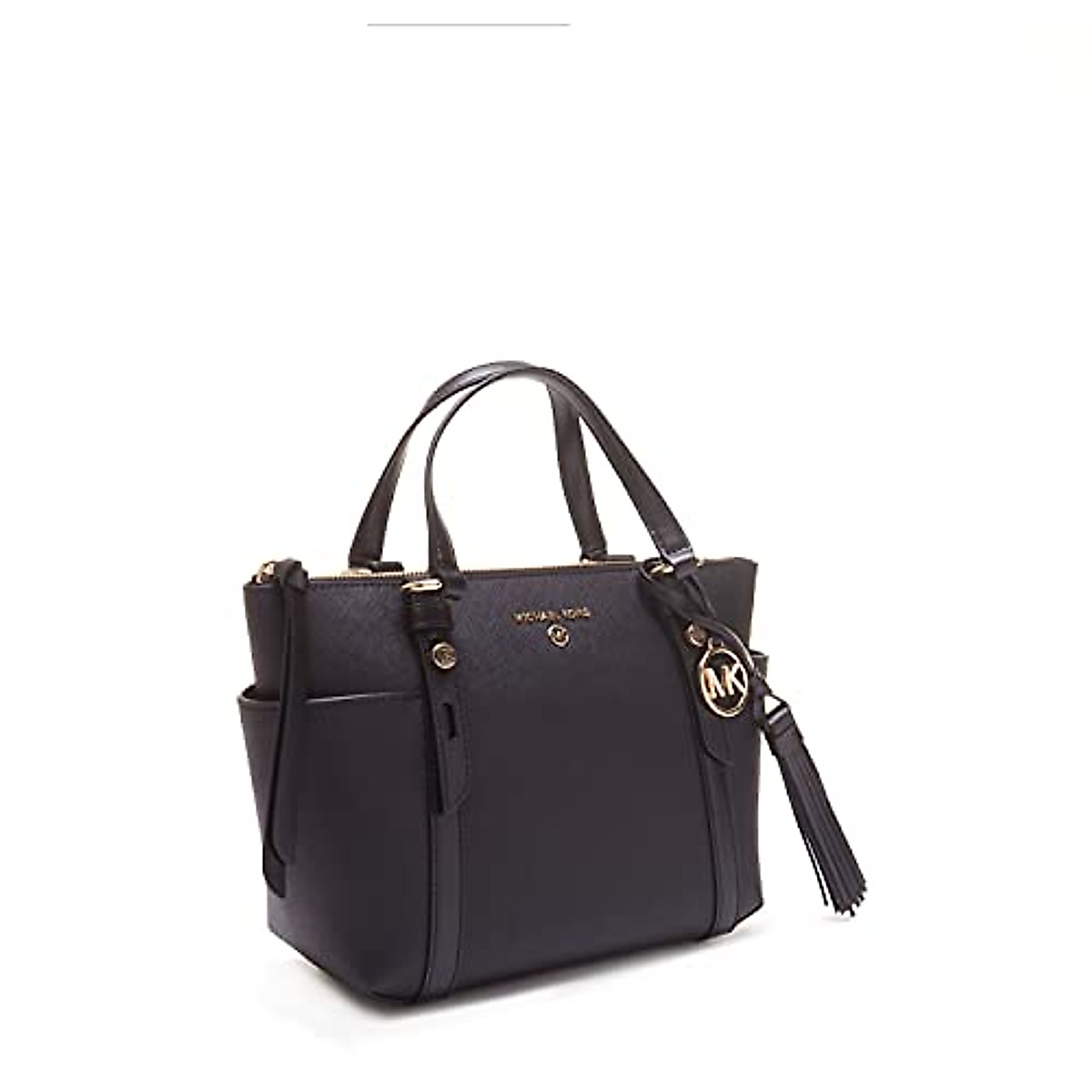 Michael Kors Sullivan Small Convertible Top Zip Tote Black One Size