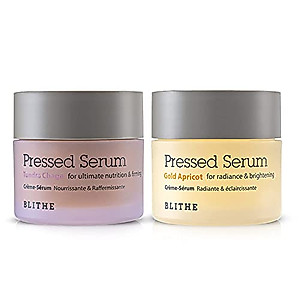 Blithe Anti Aging & Brightening Face Serum Small Bundle Set, Travel Size Korean Skincare Gifts for the Advent Calendar or Stocking Stuffers for Adults, Great Mother Gifts (Tundra Chaga, Gold Apricot)