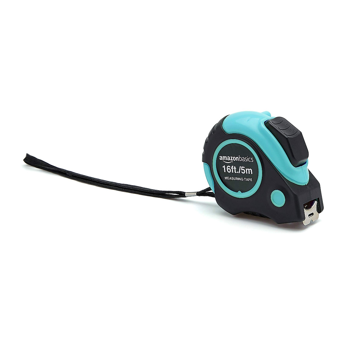 Amazon Basics Tape Measure - 16 Feet, Turquoise