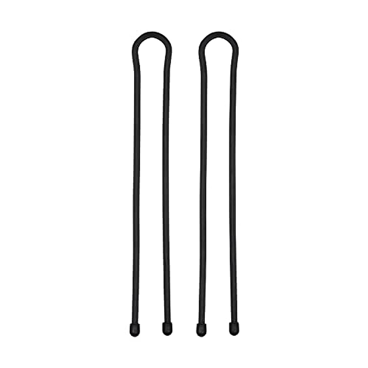Nite Ize, Inc. GT24-01-2R3 Nite Ize Original Gear, Reusable Rubber, 24 Inch, 2-Pack, Black, Made in the USA Twist Tie, 24"-2 Pack
