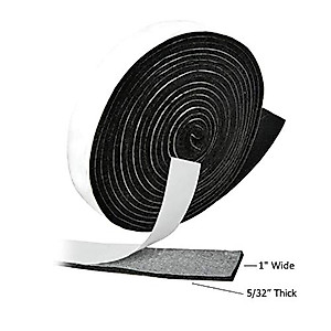 onlyfire BBQ High Heat Gasket Replacement with Adhesive Fits for Kamado Smokers Grills Like Big Green Egg, Kamado Joe,Pit Boss, Louisiana,Grill Dome