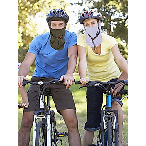 Tatuo 6 Pcs Ski Mask Full Face Cover Balaclava Summer Neck Gaiter Scarf UV Protection for Men Outdoor Cycling Running Hood(Retro Color)