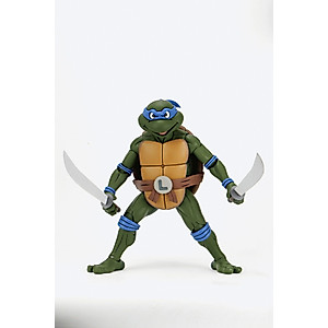 NECA TMNT Cartoon Giant Size Leonardo 1/4 Scale Action Figure