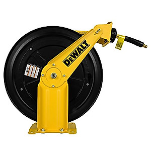 DeWalt DXCM024-0343 Double Arm Hose Reel with 3/8” x 50’ Premium Rubber Hose