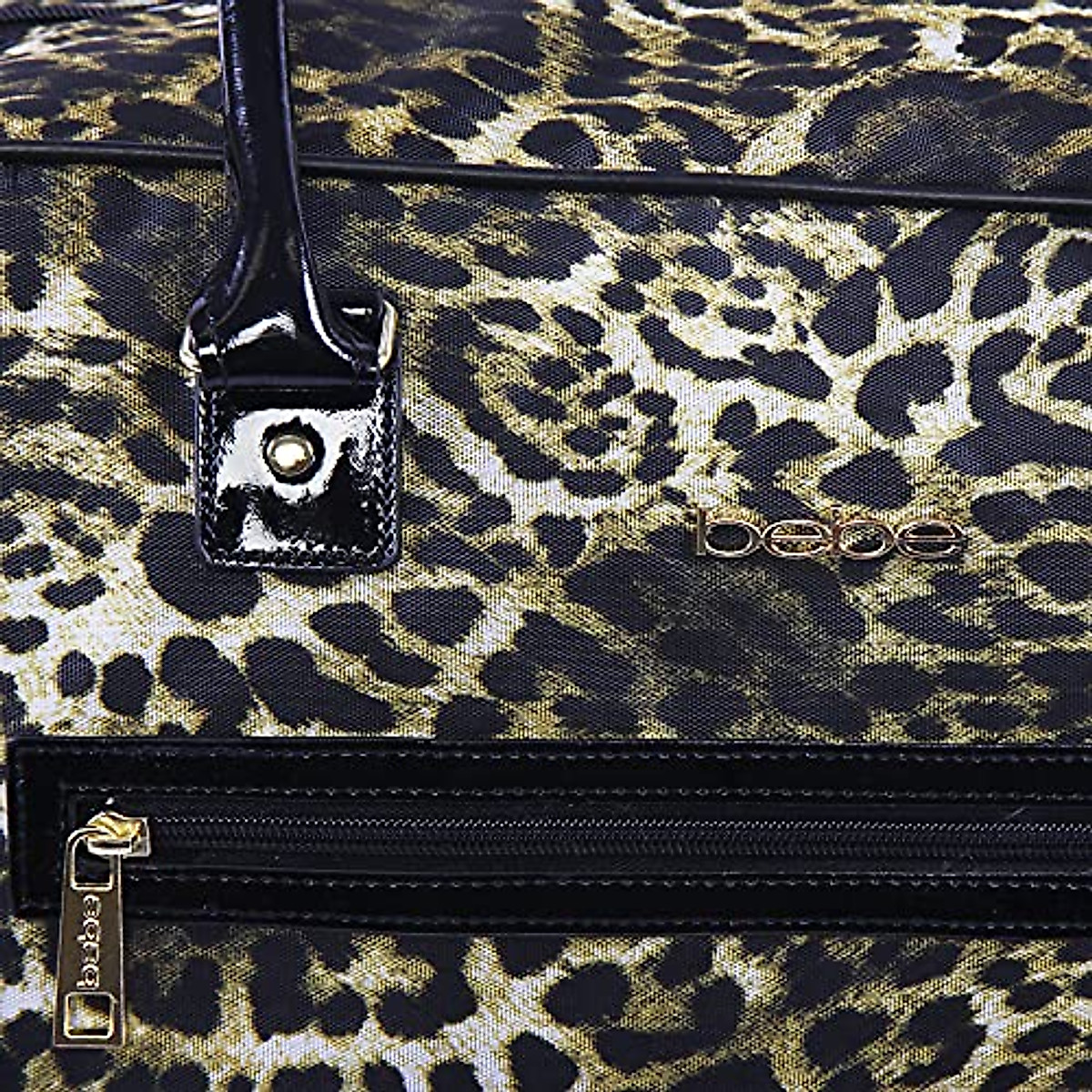 BEBE Women's Rolling Duffel, Leopard