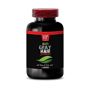 Best Naturals Anti Gray Hair - Anti Gray Hair for Men and Women - GET Your Style Back - Stops Grey Hair Change - catalase for Gray Hair - Anti Gray Hair Supplement - Hair Support Vitamins 1Bot 60Caps