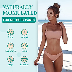 2.5lb+1lb Aloe Hard Wax Beads For Hair Removal At Home For Sensitive Skin Face Leg Eyebrow